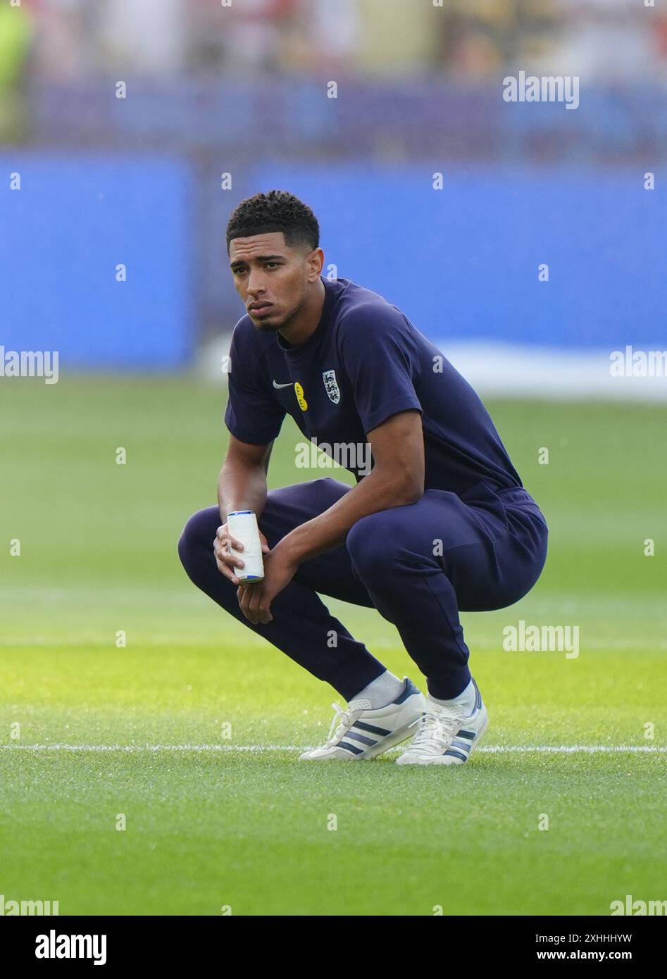 England's Jude Bellingham arrive before the UEFA Euro 2024 final match ...