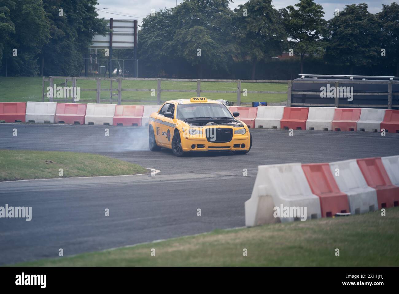 Drifting Taxi at Edinburgh Festival of Motoring Stock Photo - Alamy