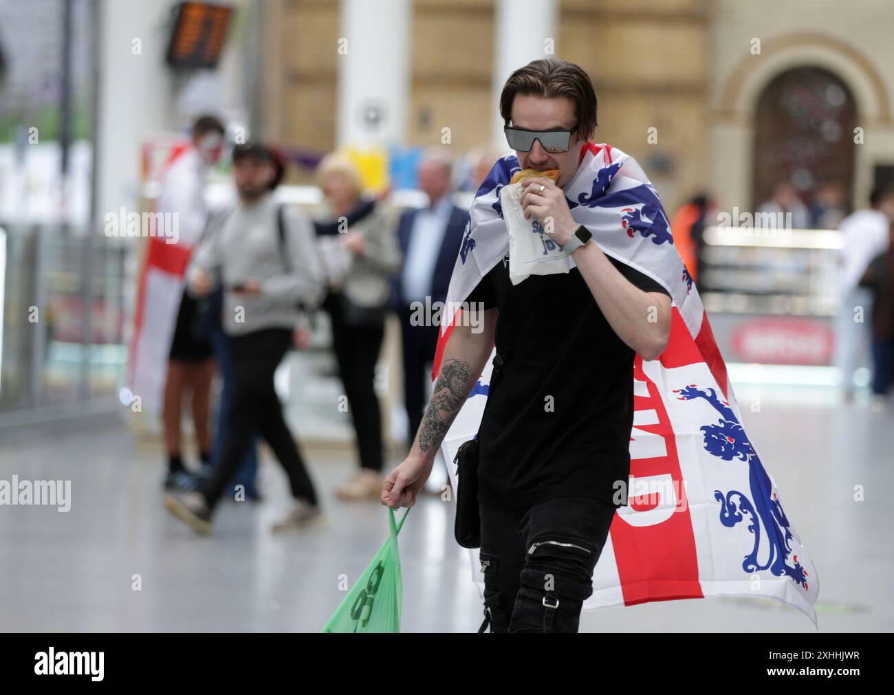 Euros 2024 and train station and fans hi-res stock photography and ...