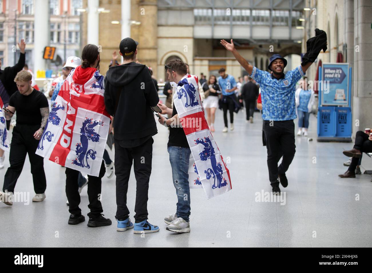 Euros 2024 and train station and fans hi-res stock photography and ...
