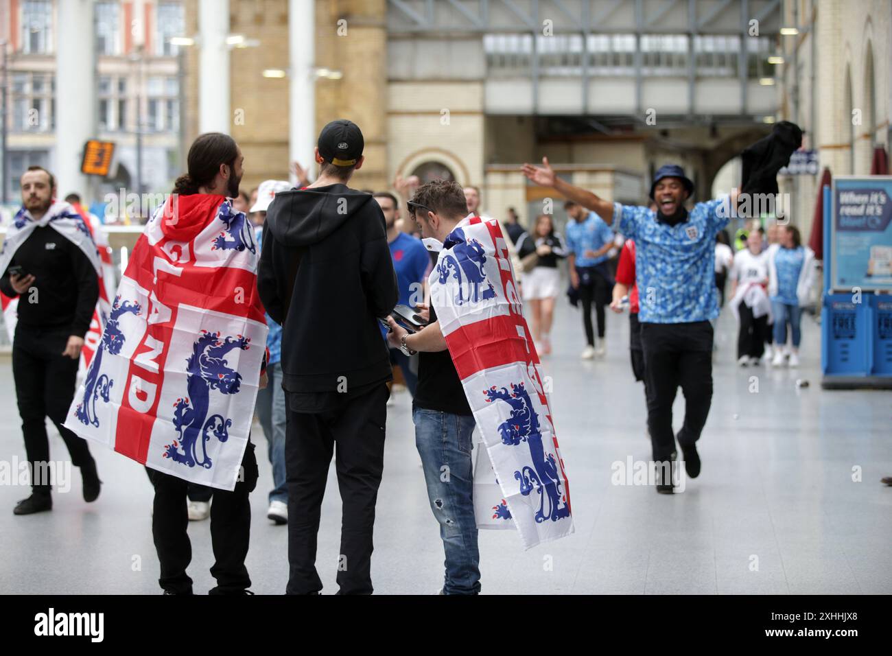 Euros 2024 and train station and fans hi-res stock photography and ...