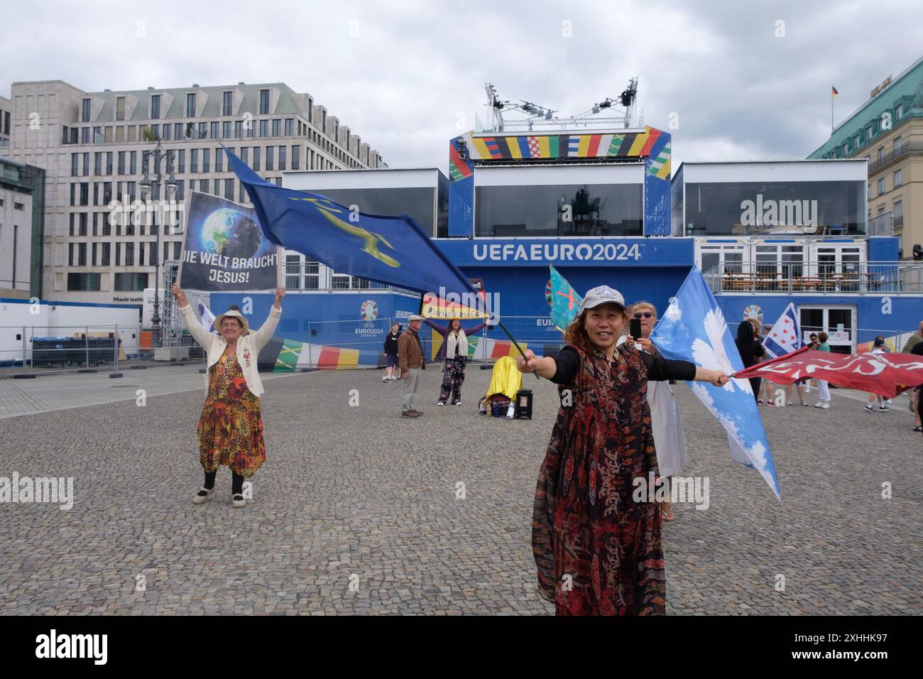 Fan Zone in Berlin, Uefa Euro 2024 Germany Stock Photo - Alamy