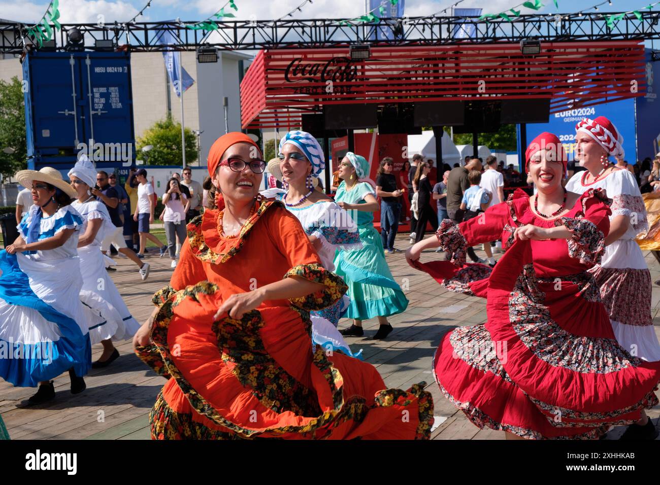 Fan Zone in Berlin, Uefa Euro 2024 Germany Stock Photo - Alamy