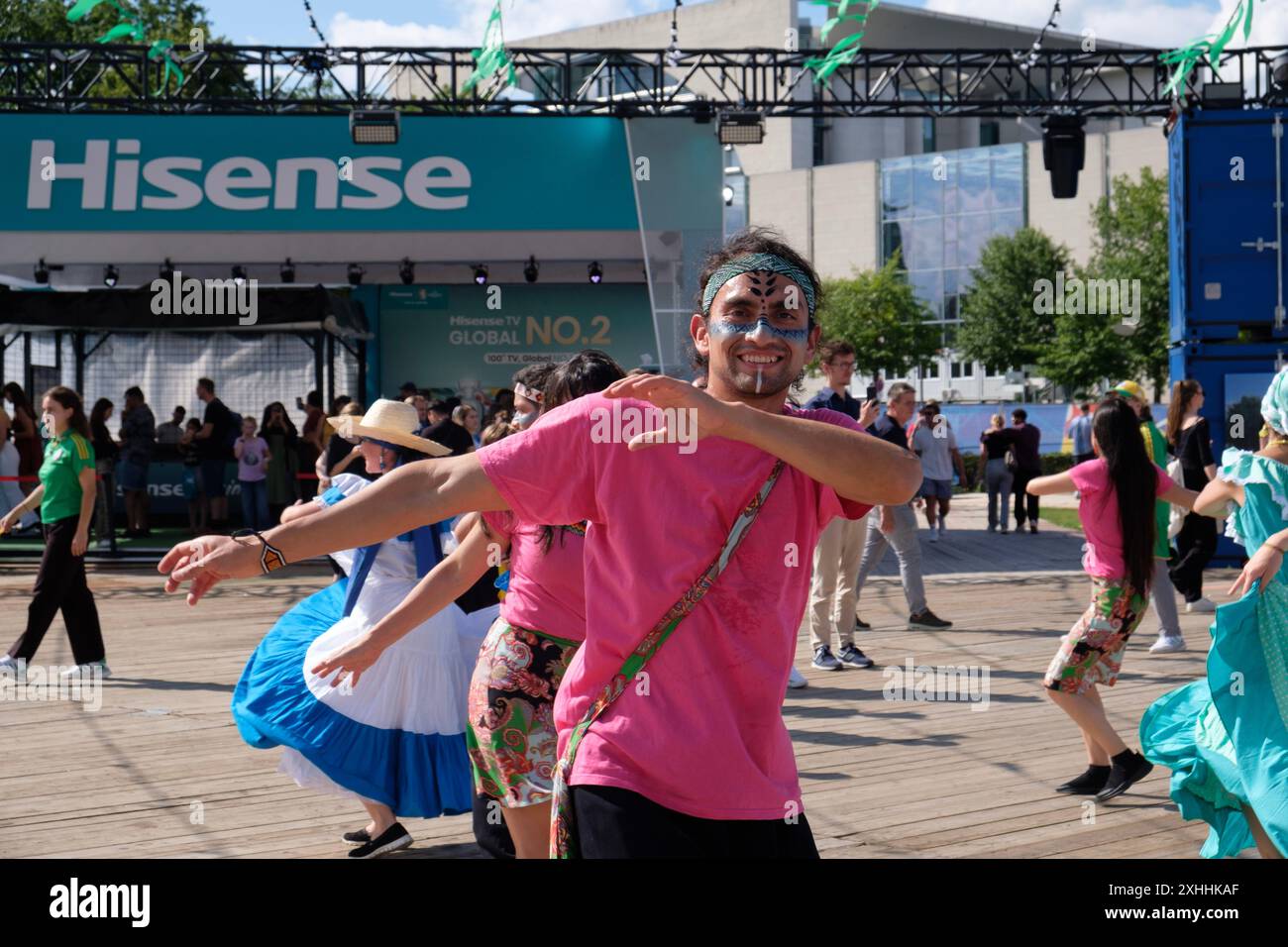 Fan Zone in Berlin, Uefa Euro 2024 Germany Stock Photo - Alamy
