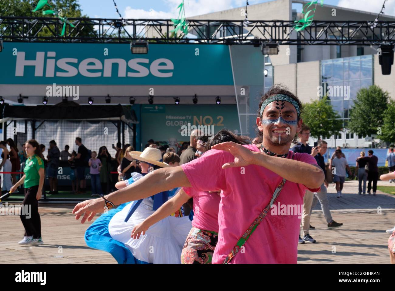 Fan Zone in Berlin, Uefa Euro 2024 Germany Stock Photo - Alamy