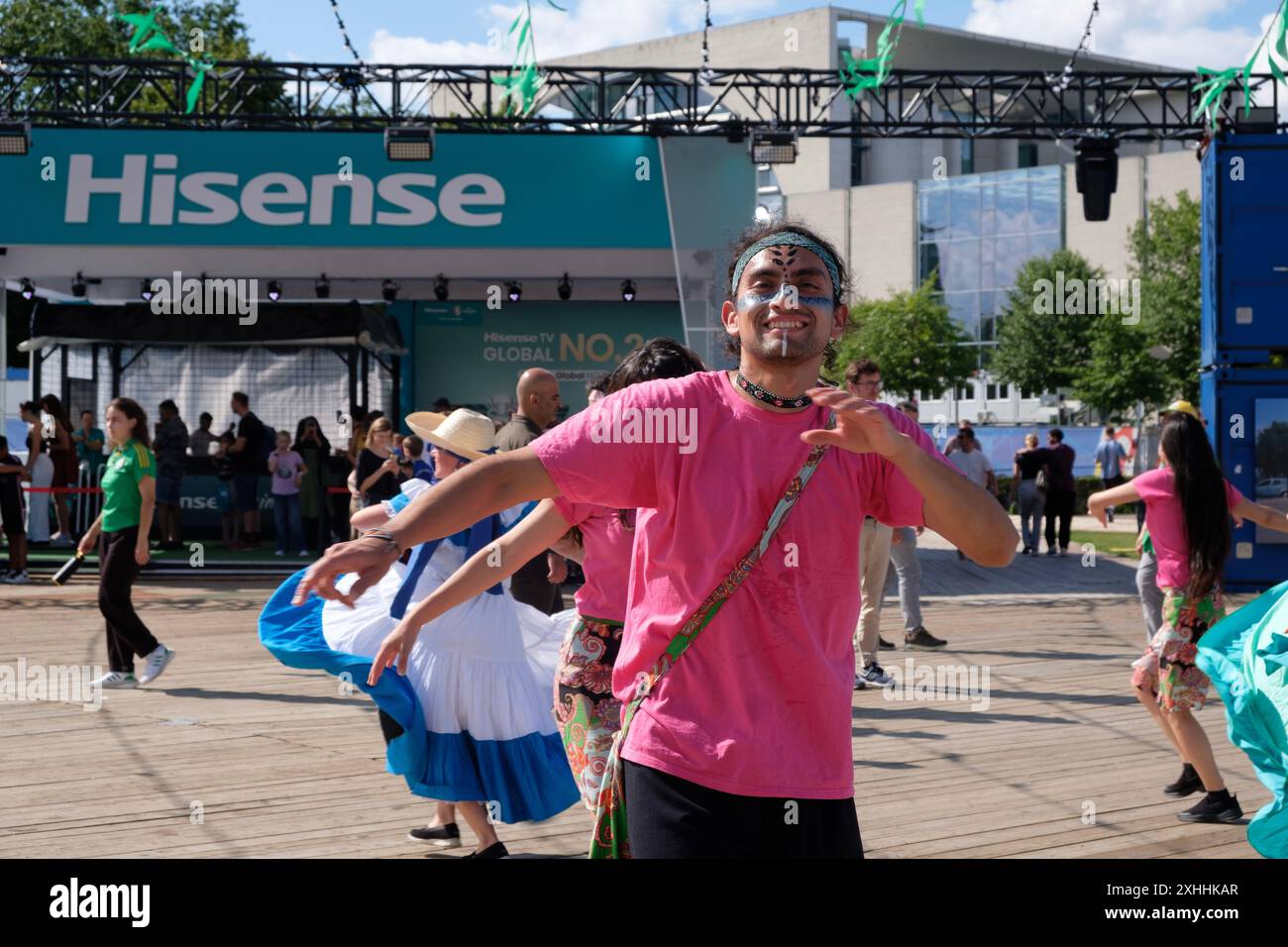 Fan Zone in Berlin, Uefa Euro 2024 Germany Stock Photo - Alamy