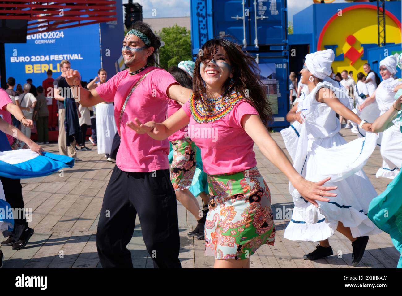 Fan Zone in Berlin, Uefa Euro 2024 Germany Stock Photo - Alamy