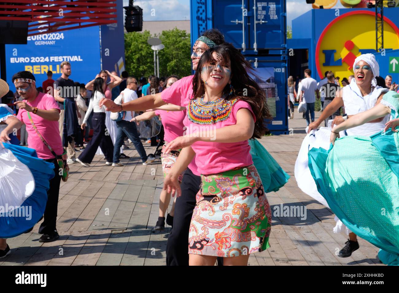 Fan Zone in Berlin, Uefa Euro 2024 Germany Stock Photo - Alamy