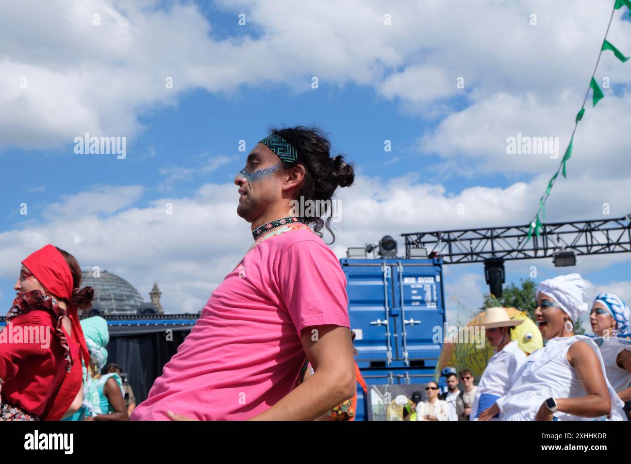Fan Zone in Berlin, Uefa Euro 2024 Germany Stock Photo - Alamy