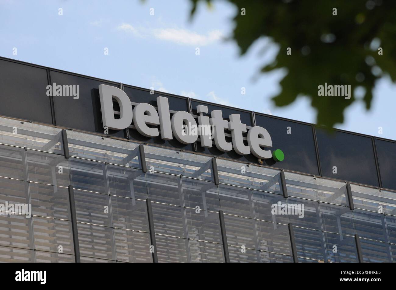 Copenhagen/ Denmark/14 july 2024/ Deloitte office building in danish ...