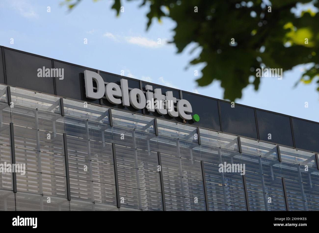 Copenhagen/ Denmark/14 july 2024/ Deloitte office building in danish ...