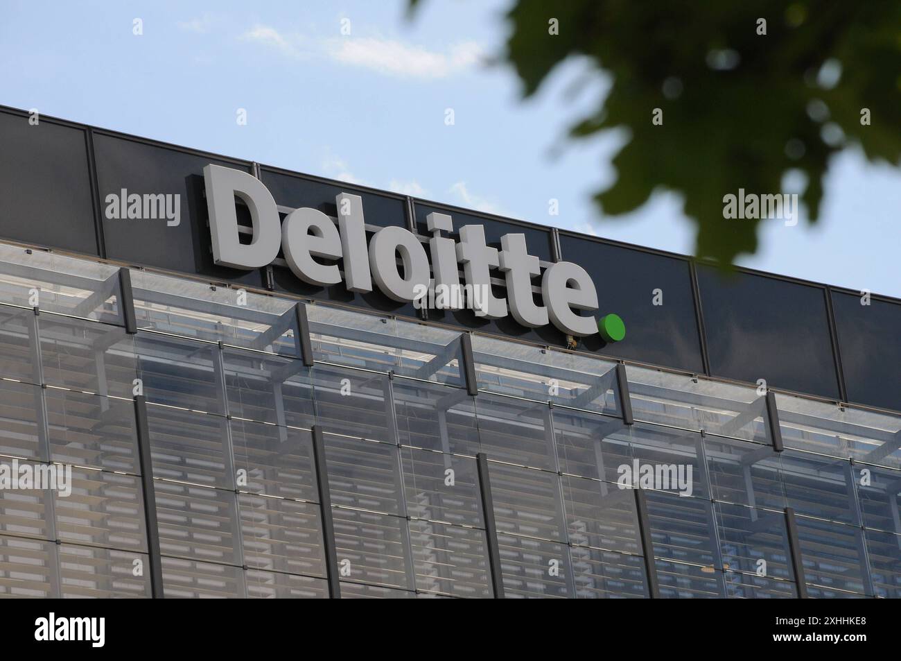 Copenhagen/ Denmark/14 july 2024/ Deloitte office building in danish ...