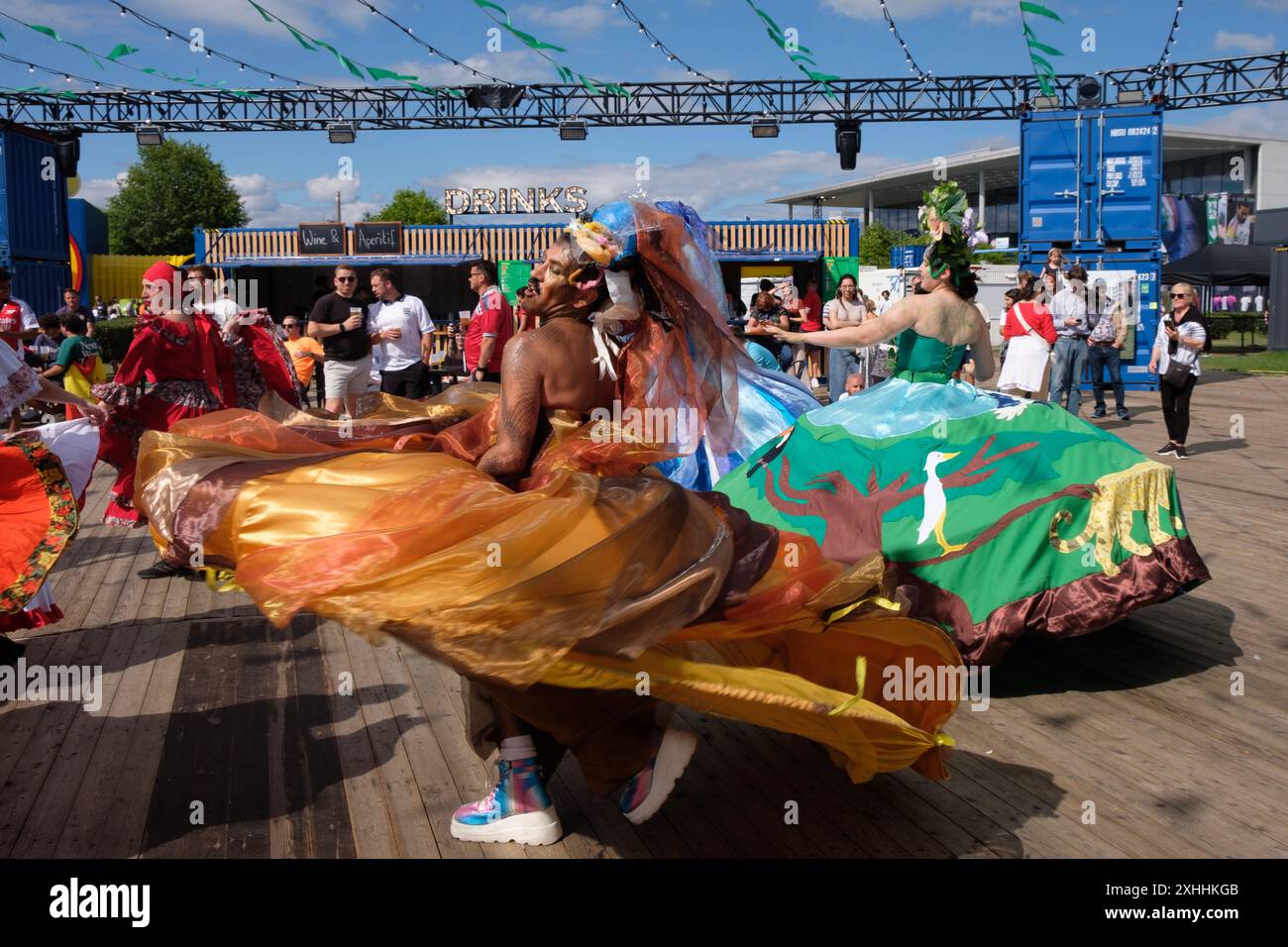 Fan Zone in Berlin, Uefa Euro 2024 Germany Stock Photo - Alamy