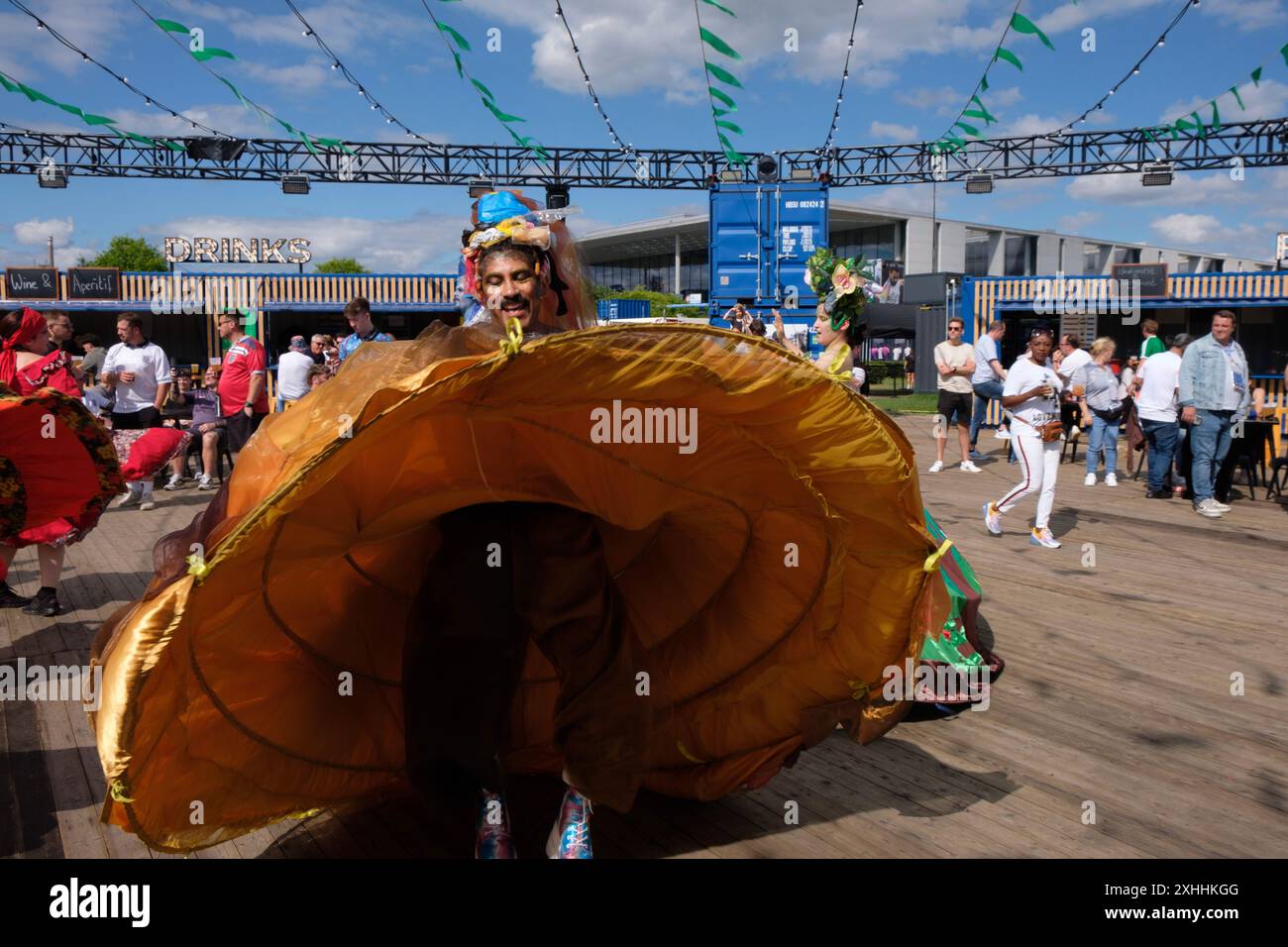 Fan Zone in Berlin, Uefa Euro 2024 Germany Stock Photo - Alamy