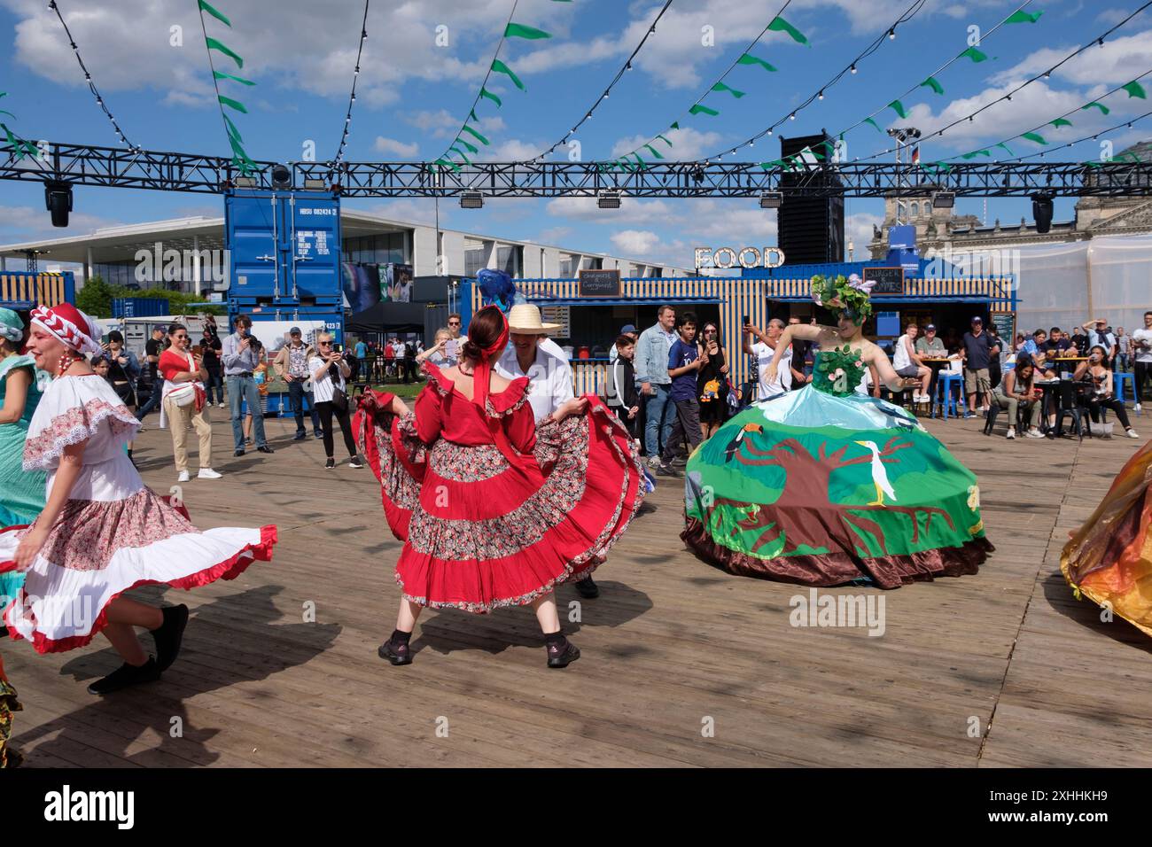 Fan Zone in Berlin, Uefa Euro 2024 Germany Stock Photo - Alamy