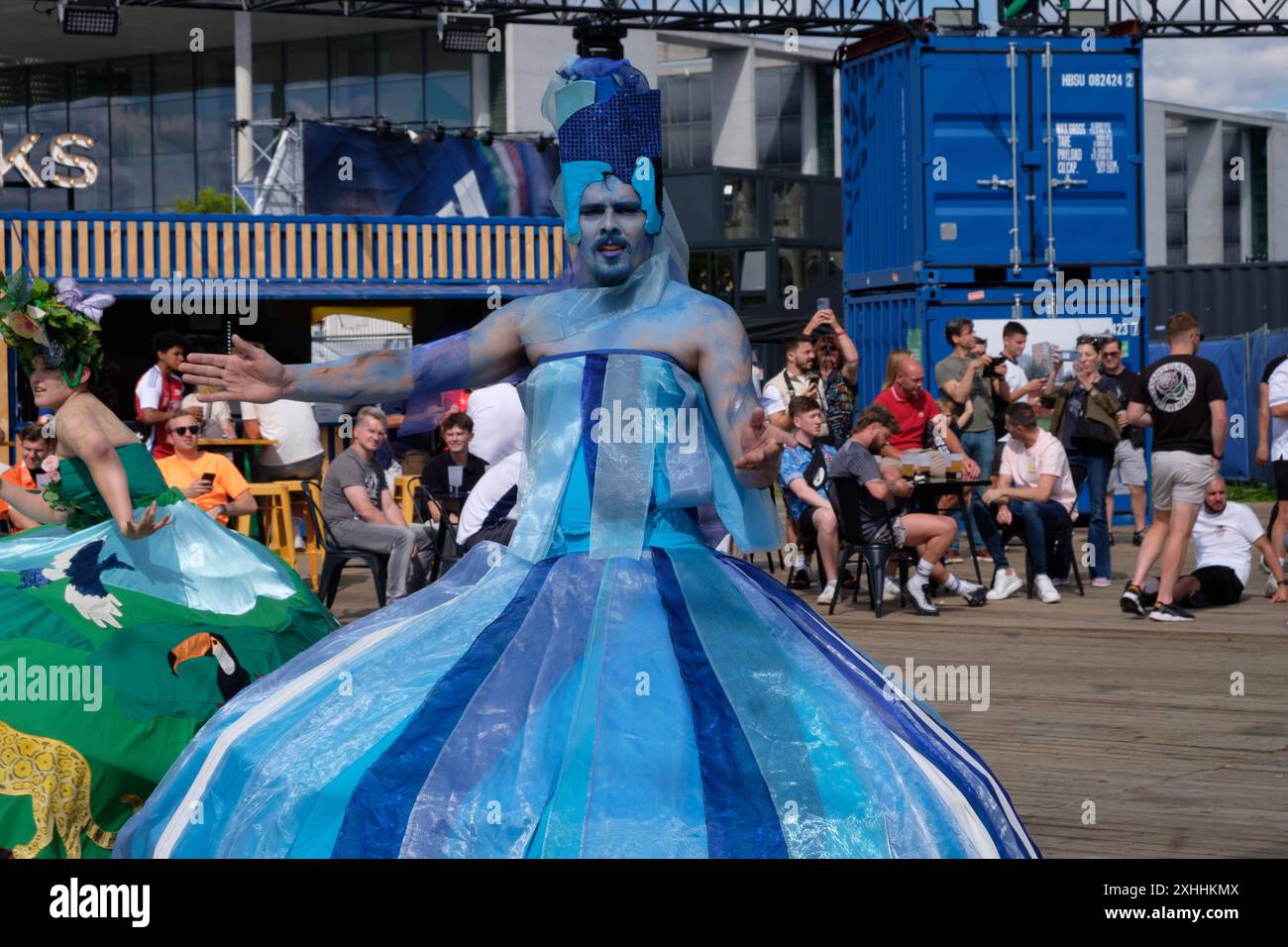Fan Zone in Berlin, Uefa Euro 2024 Germany Stock Photo - Alamy