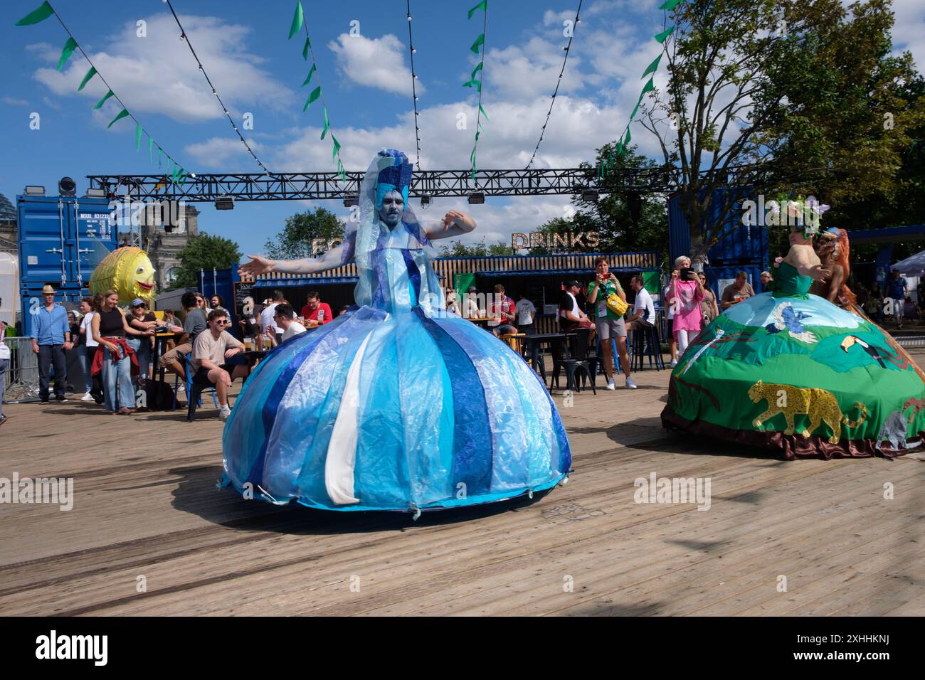 Fan Zone in Berlin, Uefa Euro 2024 Germany Stock Photo - Alamy