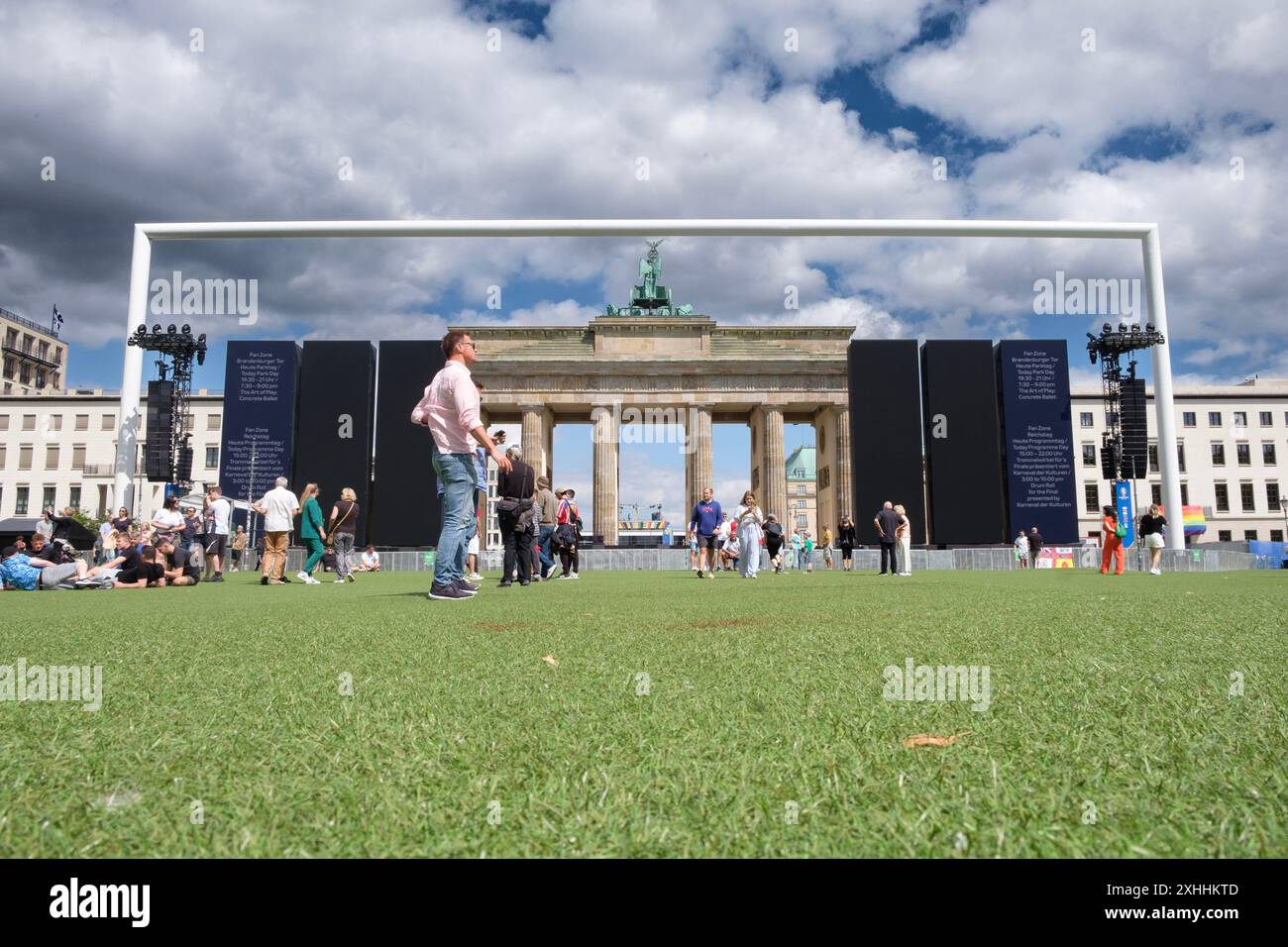 Fan Zone in Berlin, Uefa Euro 2024 Germany Stock Photo - Alamy