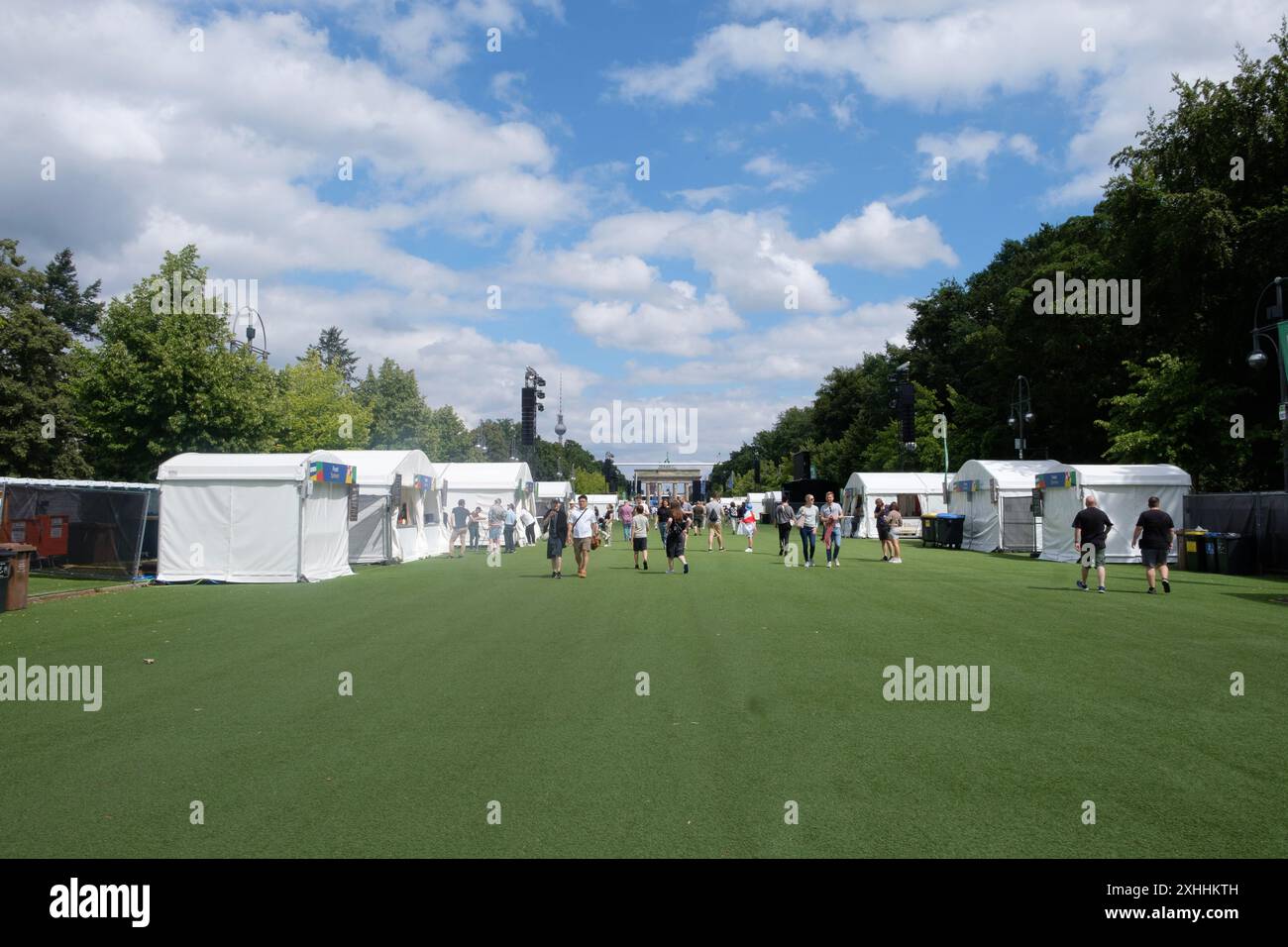 Fan Zone in Berlin, Uefa Euro 2024 Germany Stock Photo - Alamy