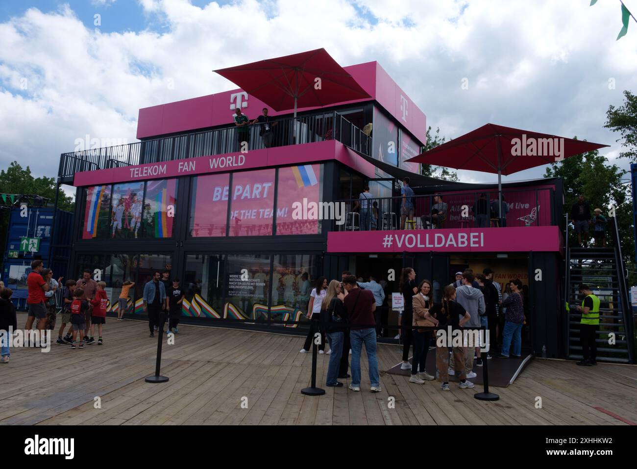 Fan Zone in Berlin, Uefa Euro 2024 Germany Stock Photo - Alamy
