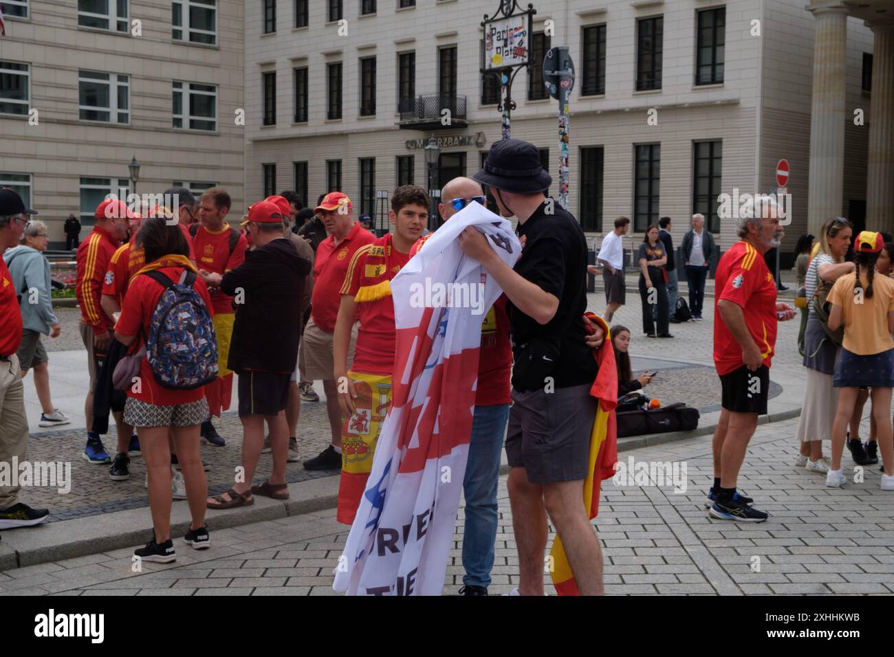 Fan Zone in Berlin, Uefa Euro 2024 Germany Stock Photo - Alamy