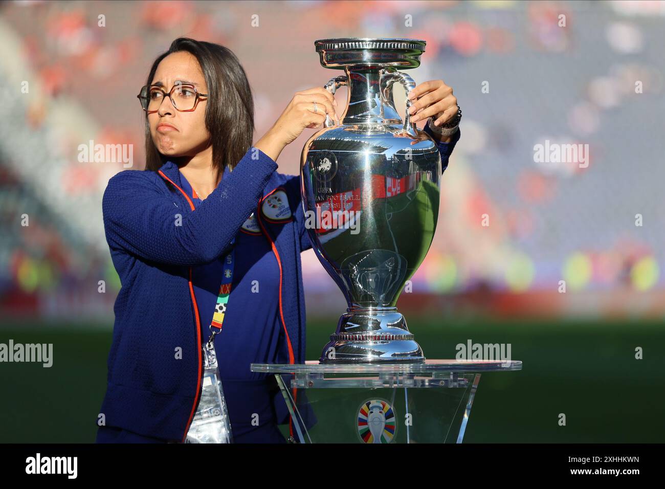 Spain england euro 2024 trophy hi-res stock photography and images - Alamy