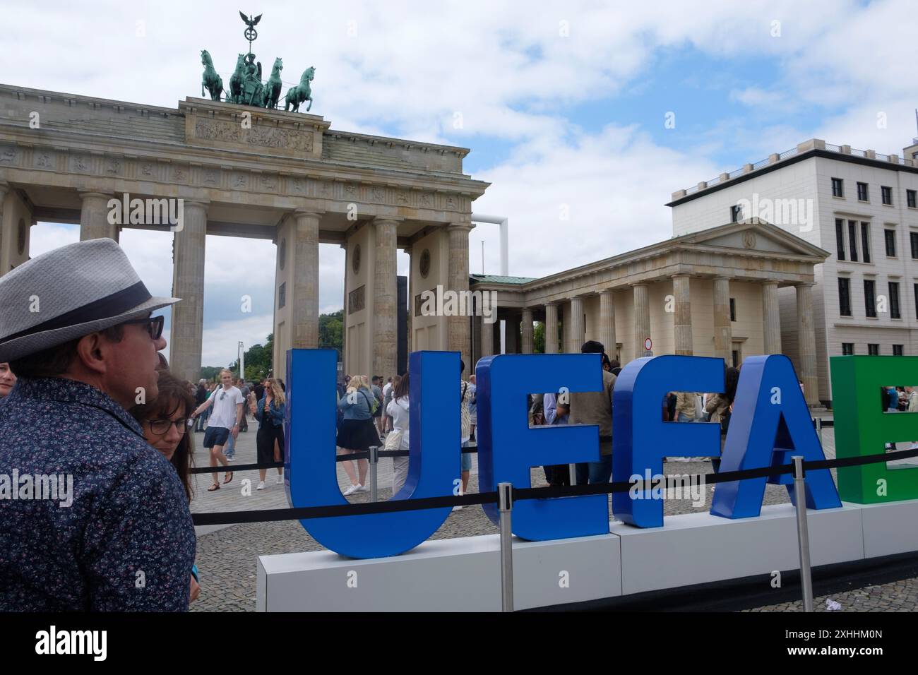Fan Zone in Berlin, Uefa Euro 2024 Germany Stock Photo - Alamy