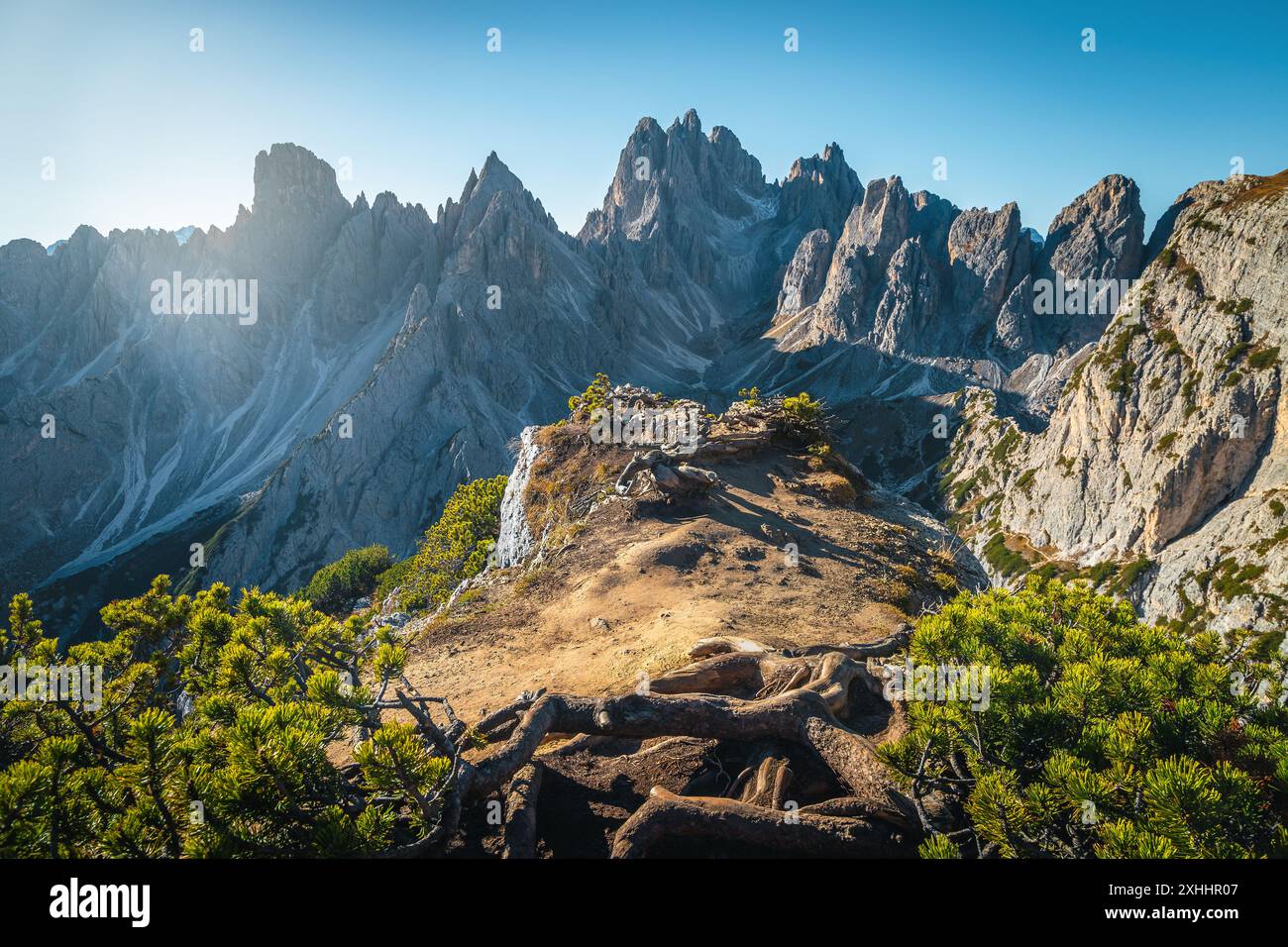 Famous and visited hiking trail with photo spot in the Dolomites ...
