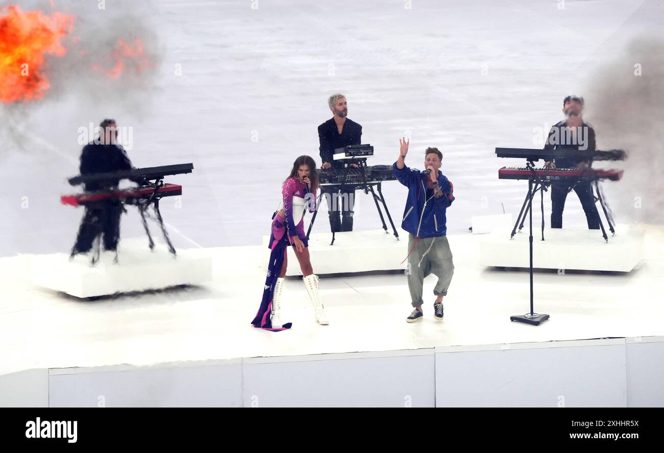 Meduza, OneRepublic and Leony perform ahead of the UEFA Euro 2024 final ...