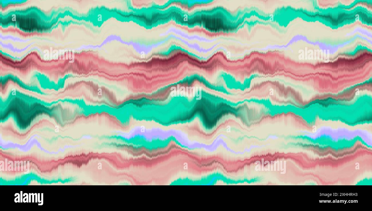 Blurry silk moody horizontal stripe texture border background. Wavy ...