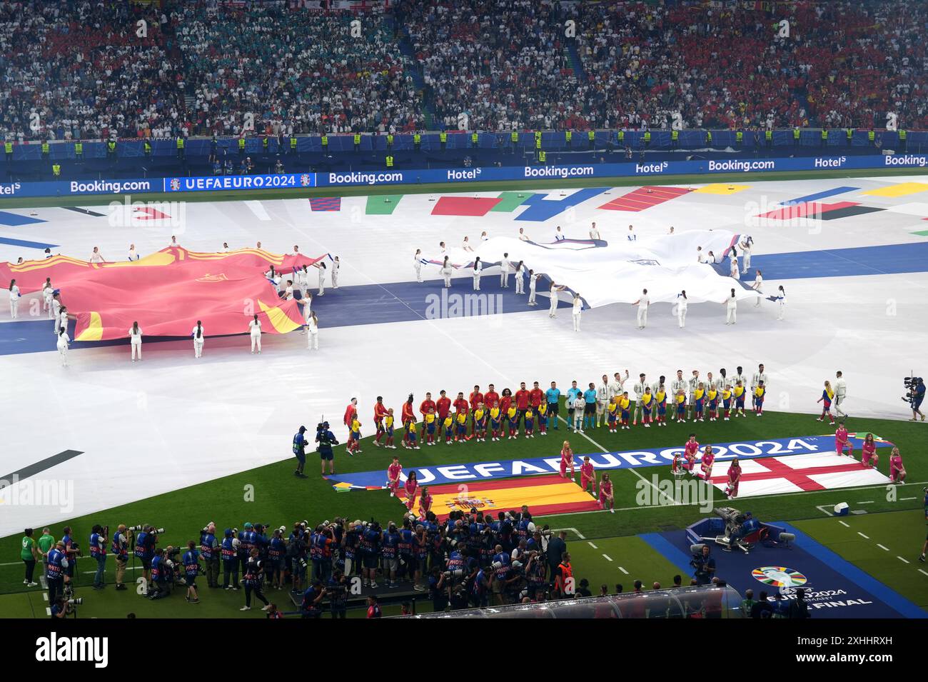 The closing ceremony ahead of the UEFA Euro 2024 final match at the ...