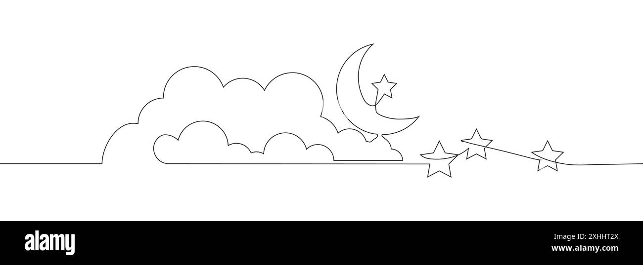 Abstract crescent moon Stock Vector Images - Alamy