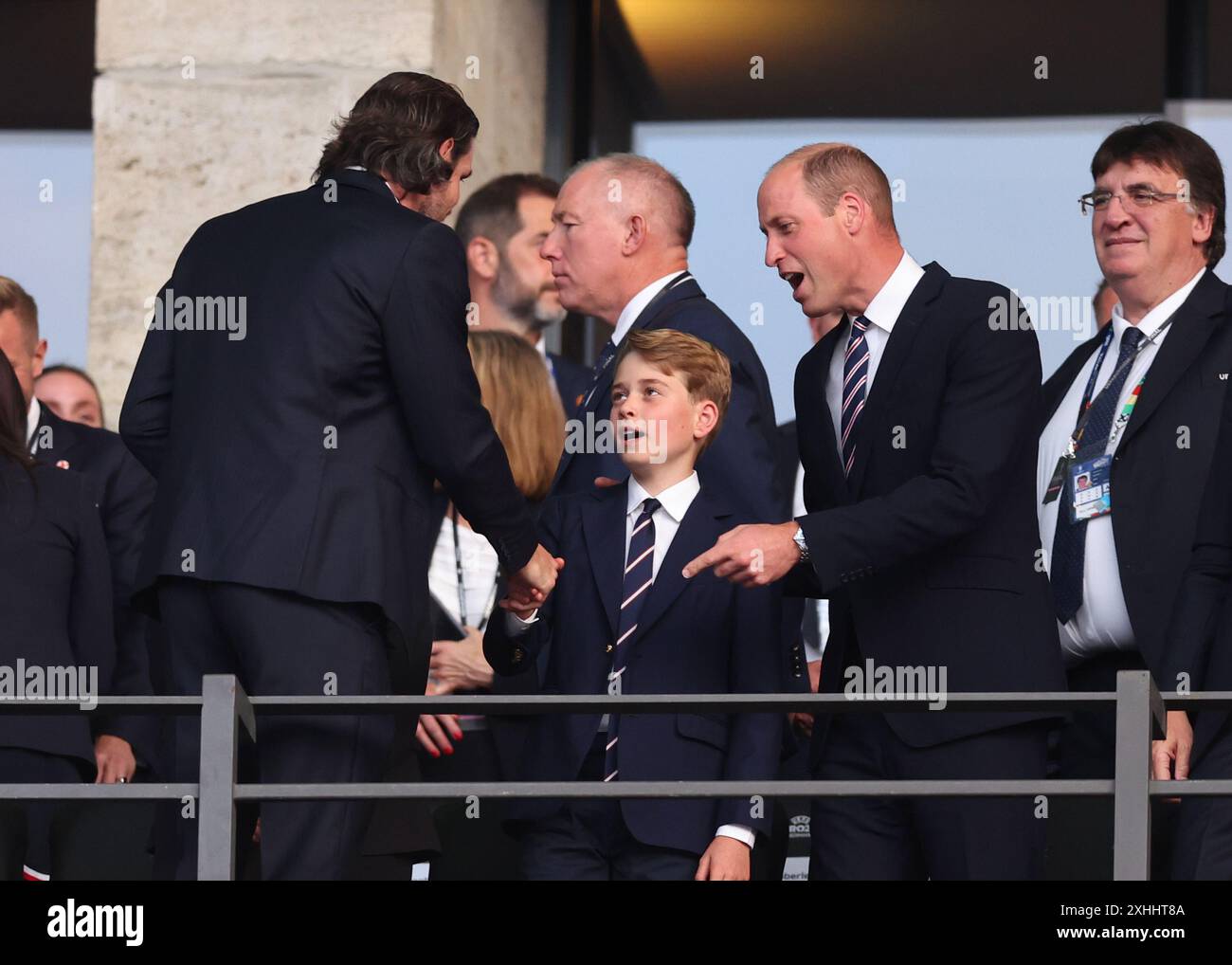 Berlin, Germany. 14th July, 2024. Two princes of Wales meet as former ...