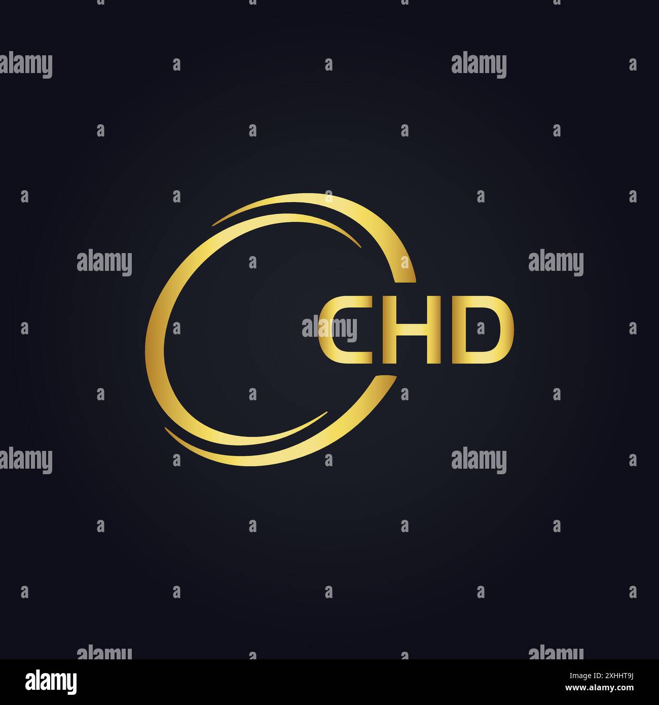 CHD logo. C H D design. White CHD letter. CHD, C H D letter logo design ...