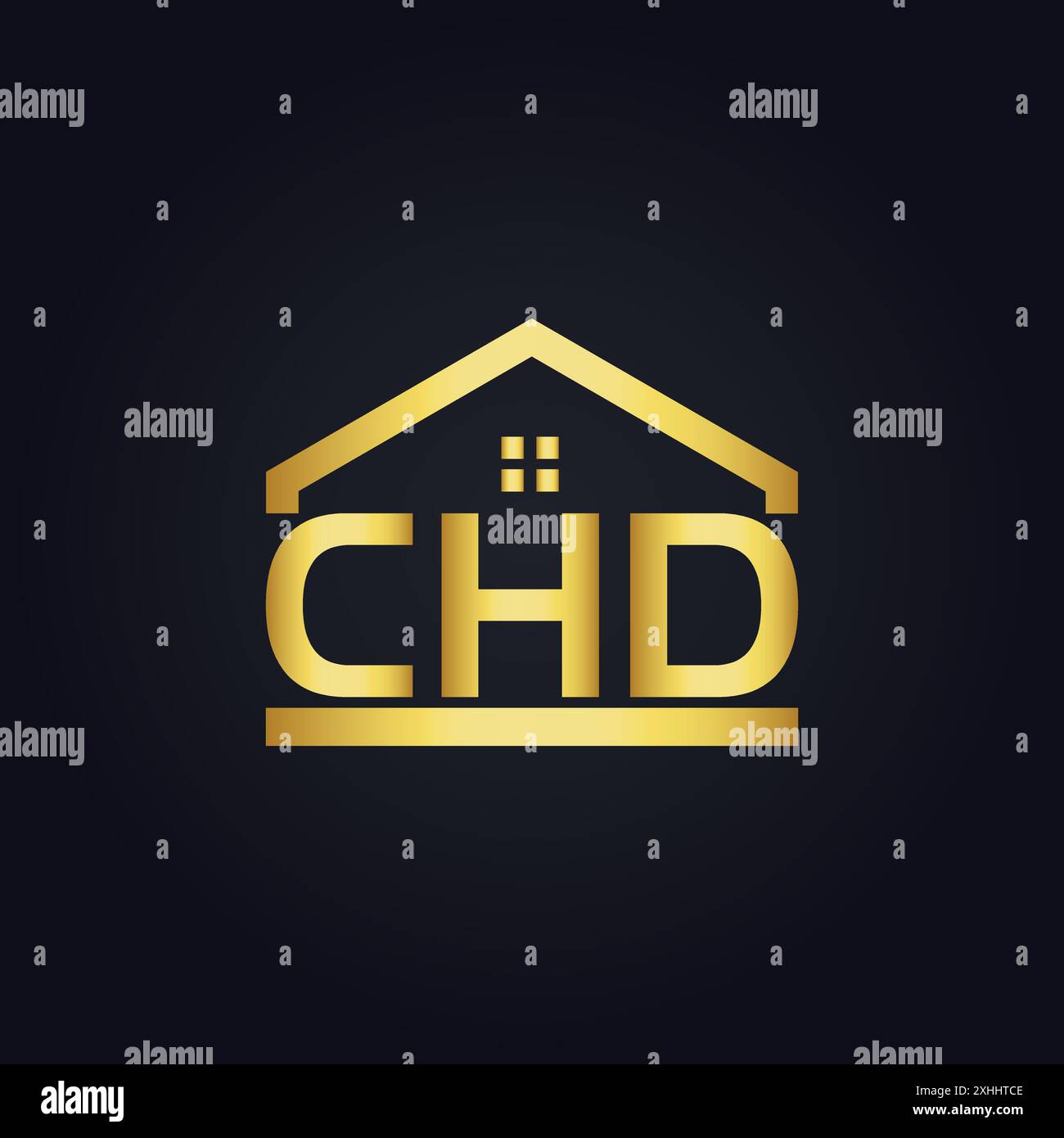 CHD logo. C H D design. White CHD letter. CHD, C H D letter logo design ...