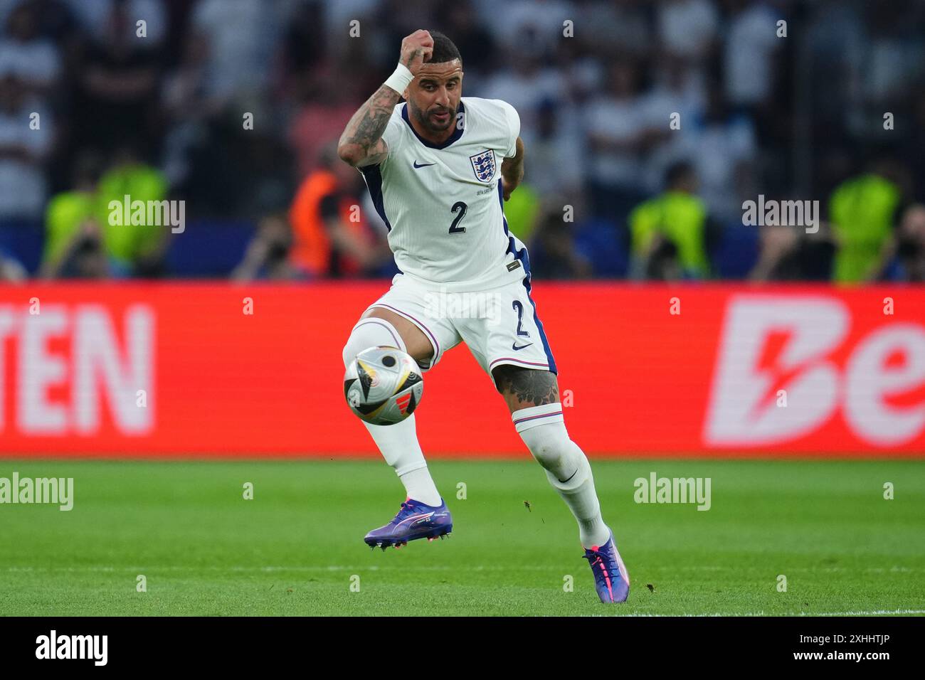 Berlin, Germany. 14th July, 2024. Kile Walker of England during the ...
