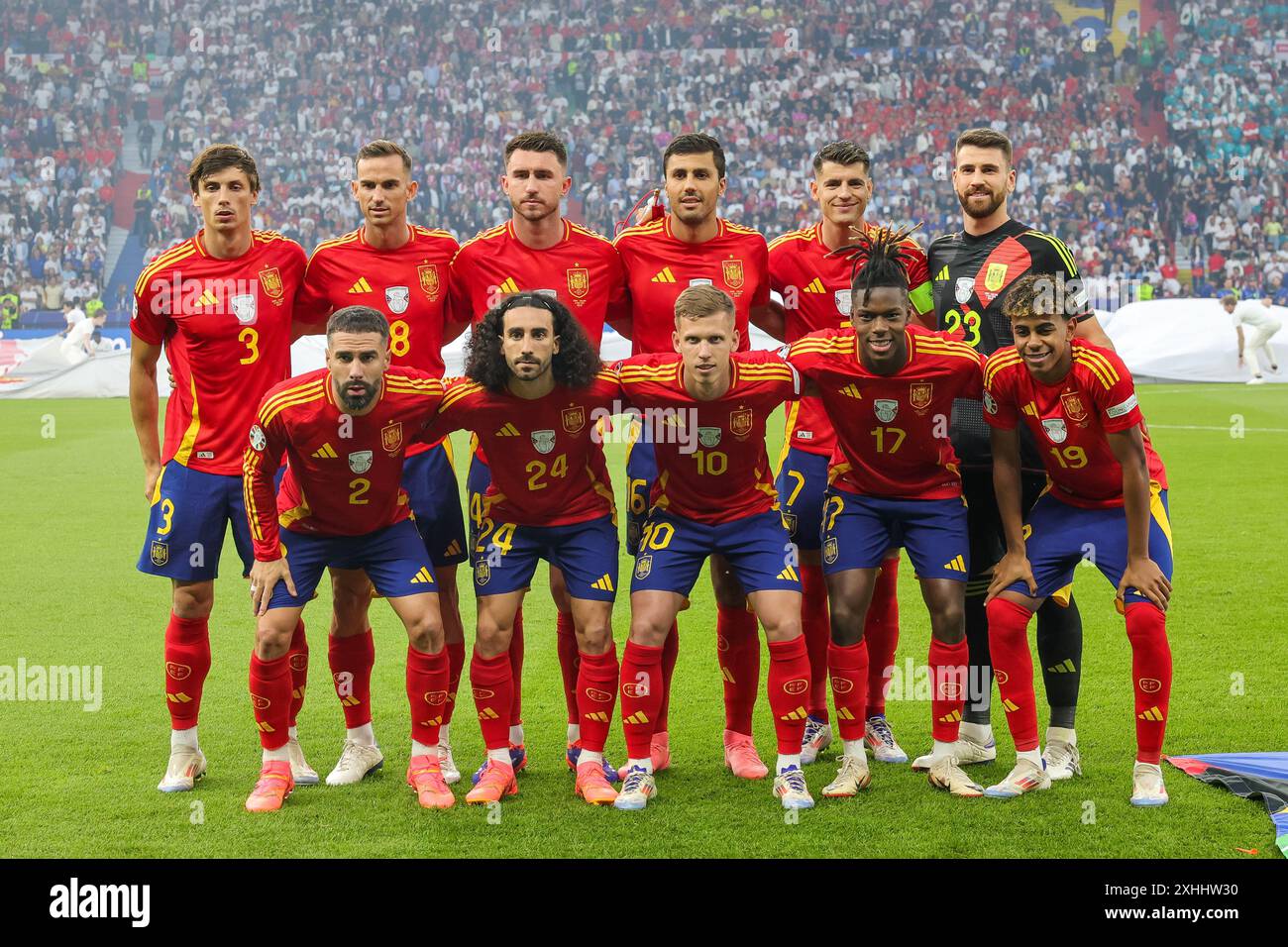 Berlin, Germany. 14th July, 2024. Soccer: European Championship, Spain ...