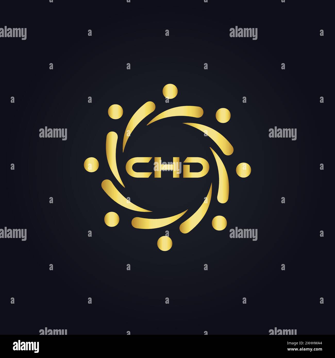 Chd gold logo Stock Vector Images - Alamy