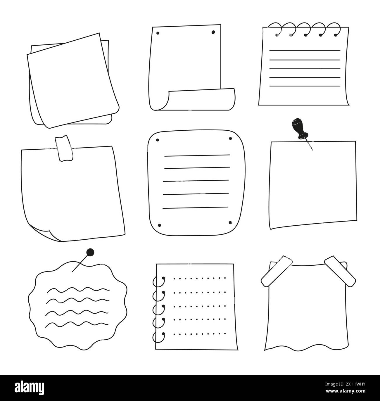 Making a list illustration hi-res stock photography and images - Alamy