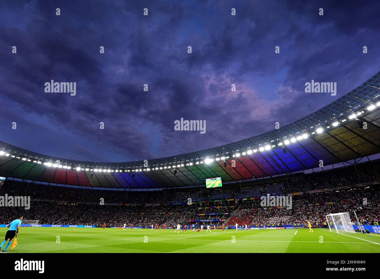 A general view inside of the stadium during the UEFA Euro 2024 final ...