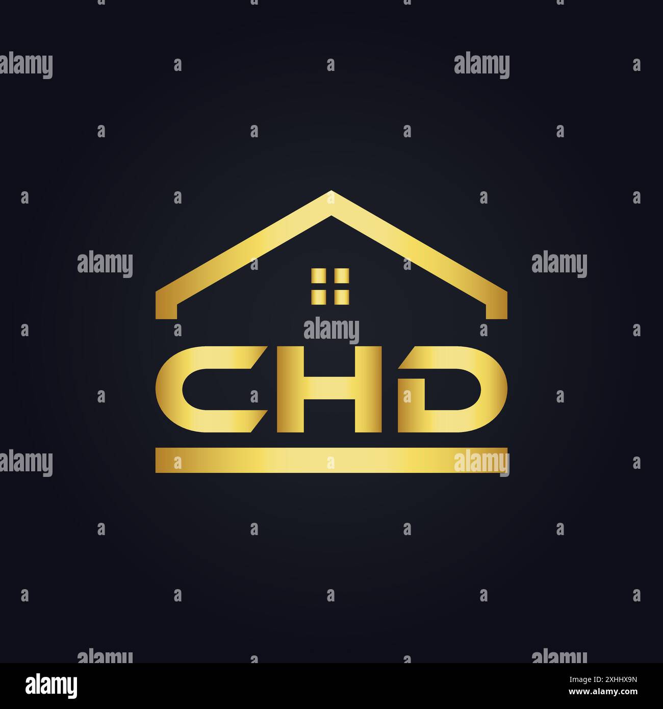 CHD logo. C H D design. White CHD letter. CHD, C H D letter logo design ...