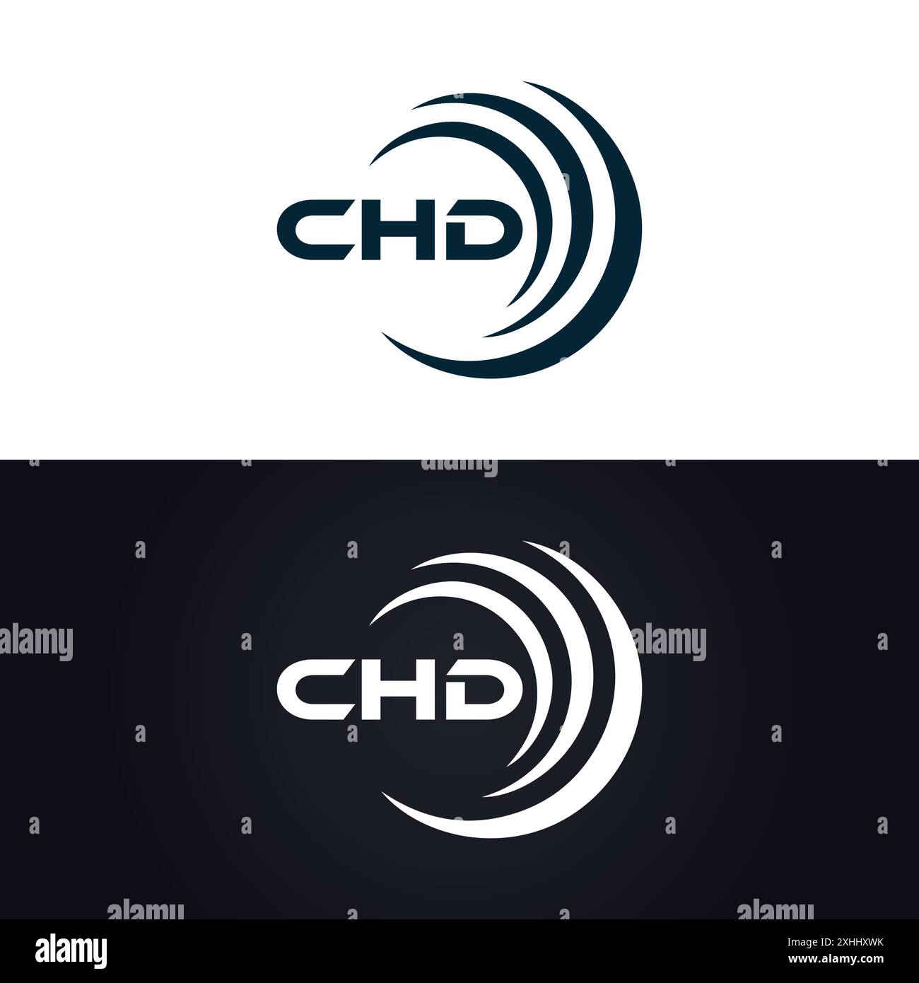 CHD logo. C H D design. White CHD letter. CHD, C H D letter logo design ...