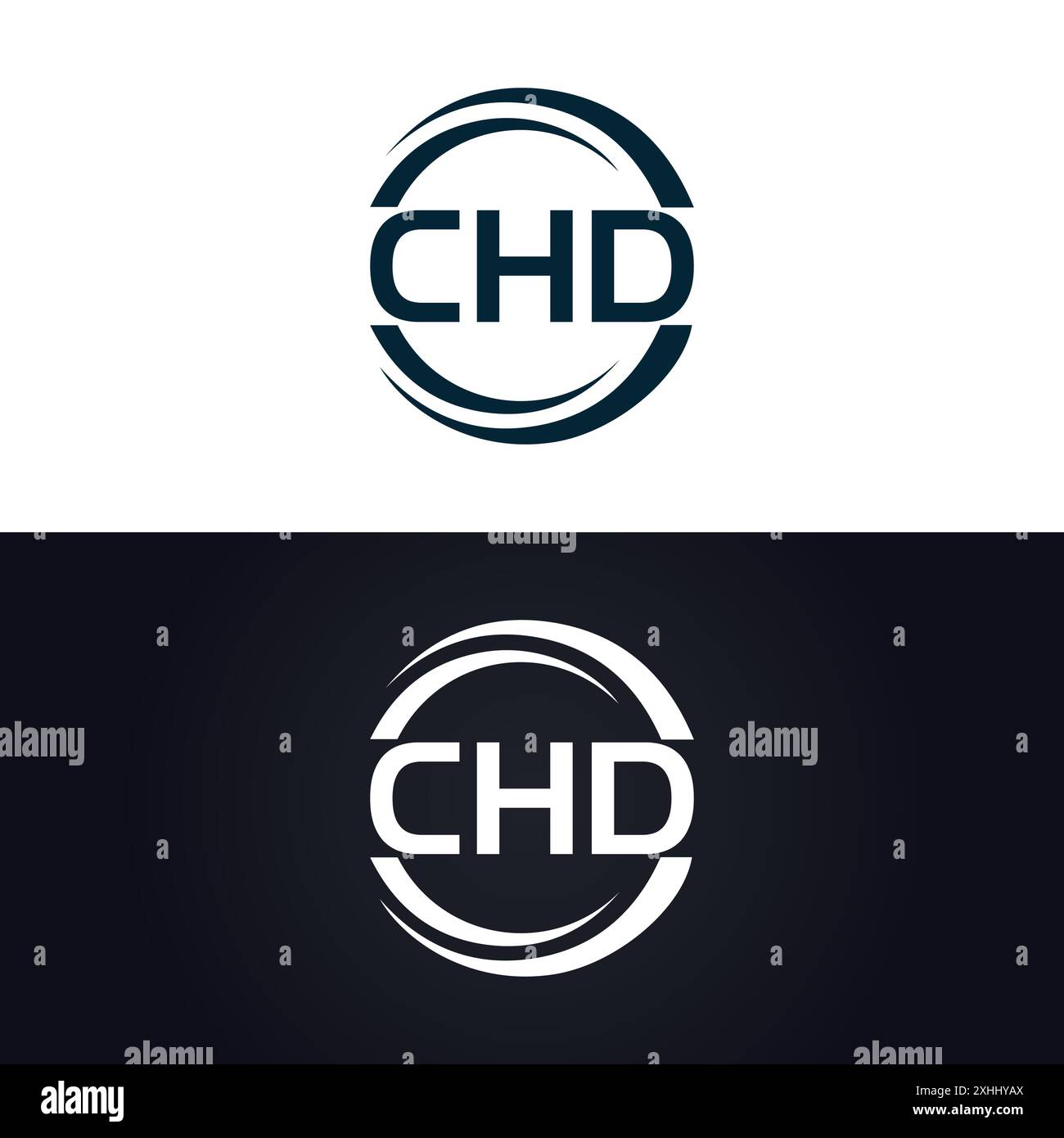 CHD logo. C H D design. White CHD letter. CHD, C H D letter logo design ...