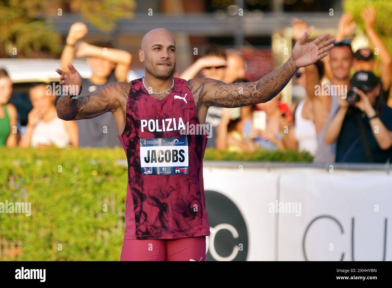 Test for Marcel Jacobs (Ita) ahead of the Paris 2024 Olympics on the ...