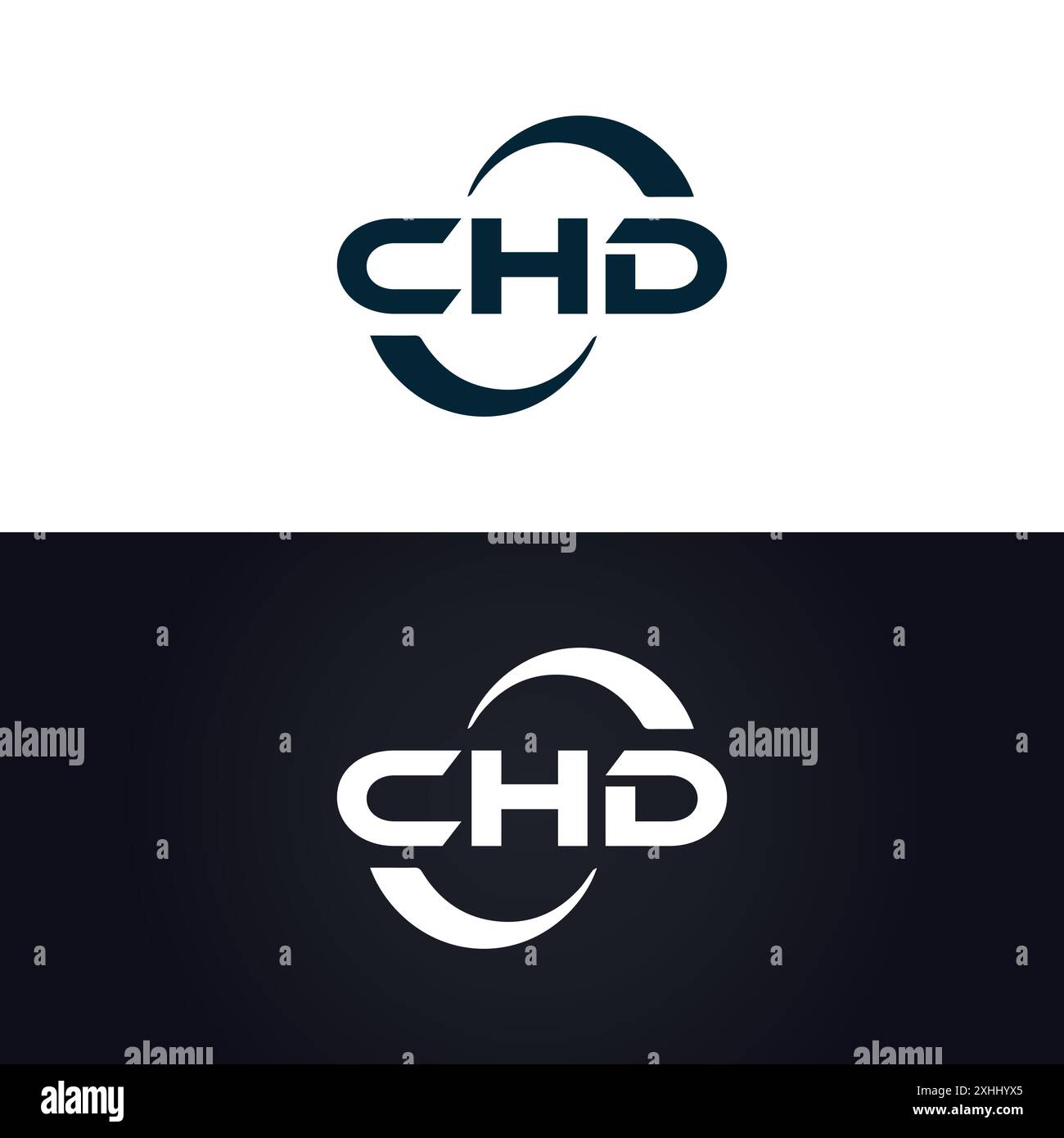 CHD logo. C H D design. White CHD letter. CHD, C H D letter logo design ...