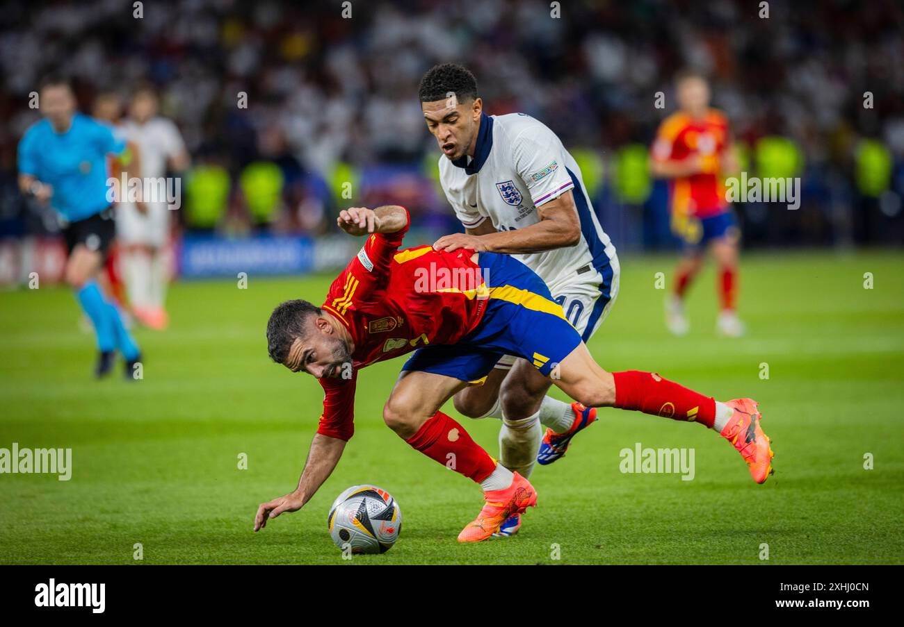 Berlin, Germany. 14th Jul 2024. Dani Carvajal (ESP) Jude Bellingham ... Berlin, Germany. 14th Jul 2024. Dani Carvajal (ESP) Jude Bellingham ...