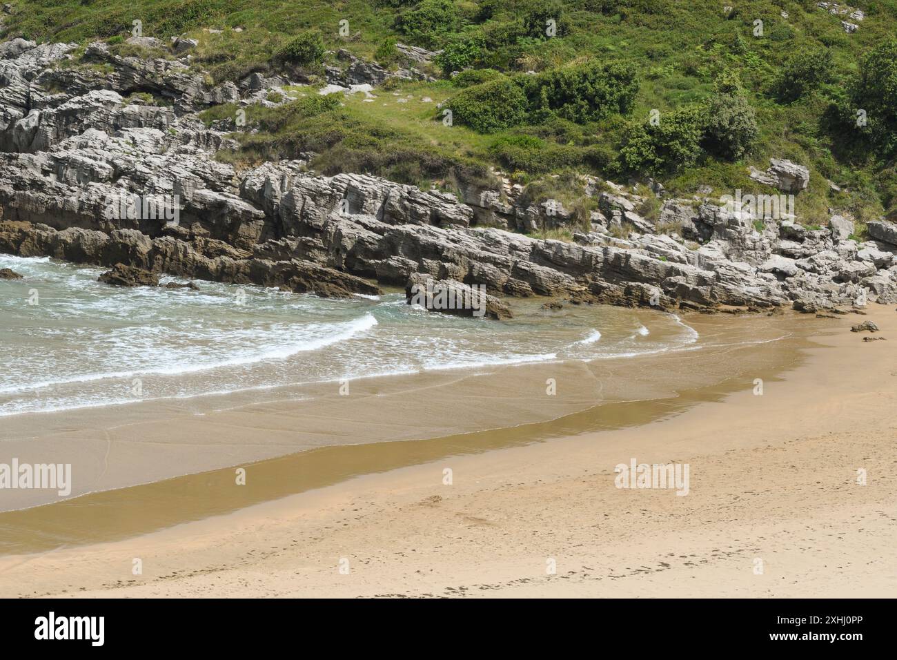 View of Sonabia beach Stock Photo - Alamy