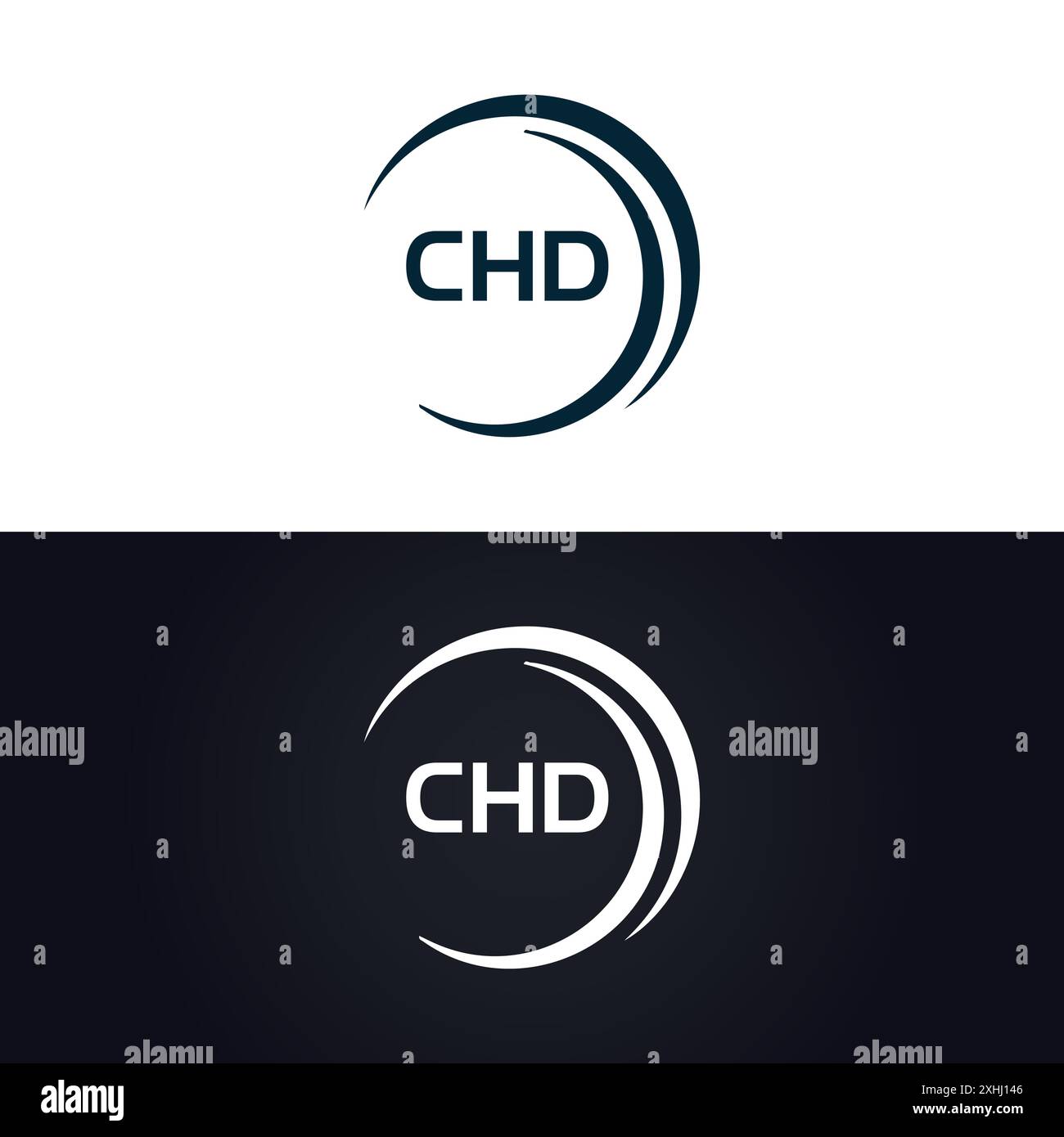 CHD logo. C H D design. White CHD letter. CHD, C H D letter logo design ...