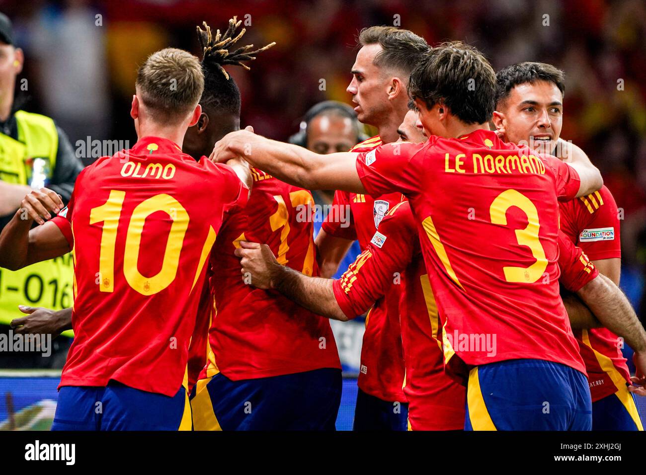 Berlin, Germany. 14th July, 2024. BERLIN, GERMANY - JULY 14: Dani Olmo ...