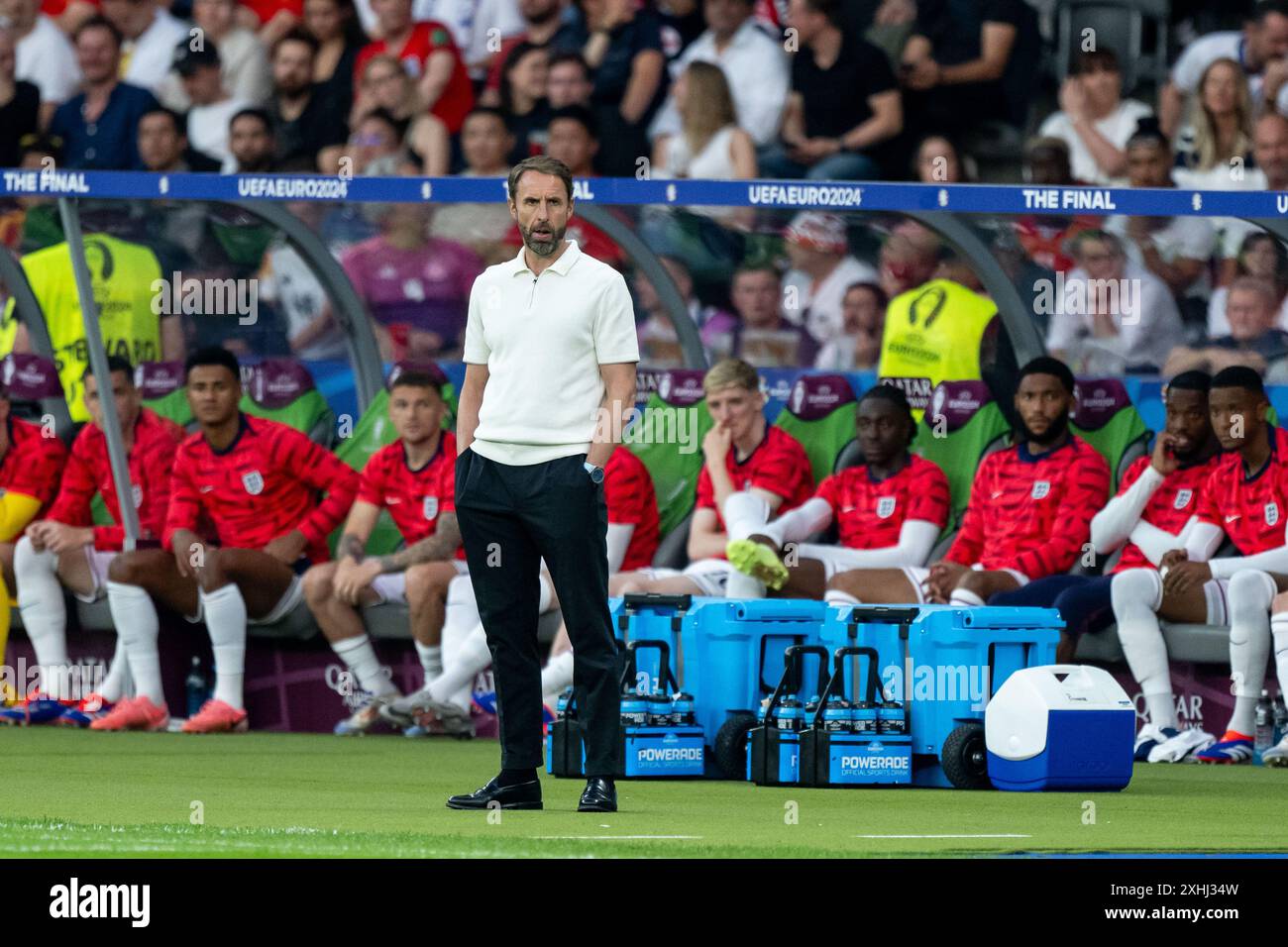Gareth Southgate (England, Trainer), GER, Spain (ESP) vs England (ENG ...